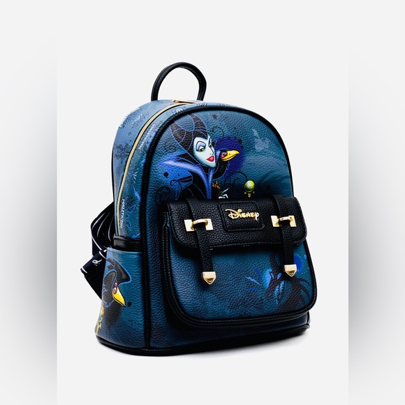 Disney | Bags | Disney Villains Maleficent Leather Backpack | Poshmark